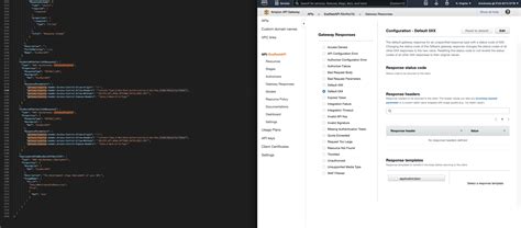 api gateway default 4xx and default 5xx gateway response setting disappears from time to time