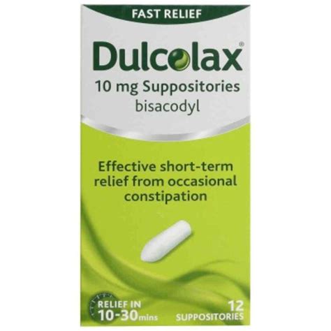 Dulcolax Suppository Effect Tag Dock Pharmacy