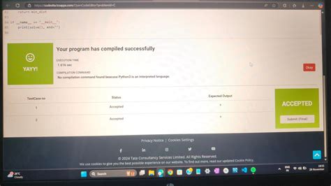 tcs codevita answers arrangemap code100 executed tcscodevita increase quality clearly