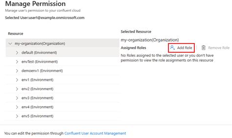Azure Portal에서 Confluent 액세스 관리 사용 Azure Native Isv Services