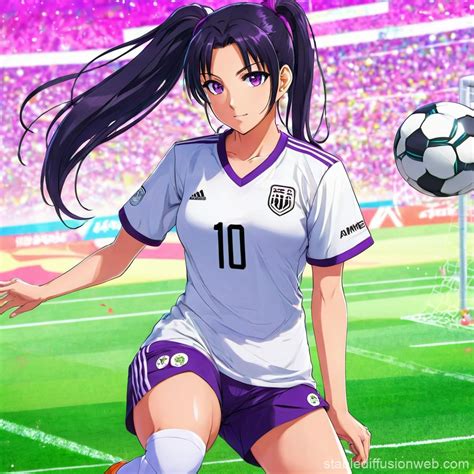 Anime Style Soccer Player Stable Diffusion Online