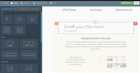 Email Drag N Drop Editor Email Marketing