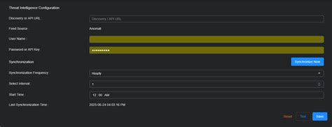 Configuring Threat Intelligence