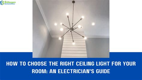How To Choose The Right Ceiling Light For Your Room An Electricians Guide