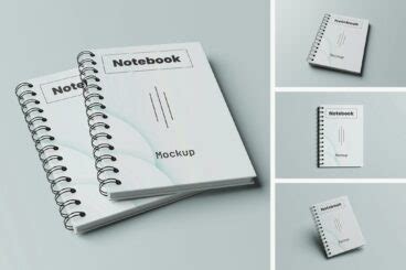 Minimal Notebook Mockups Design Shack
