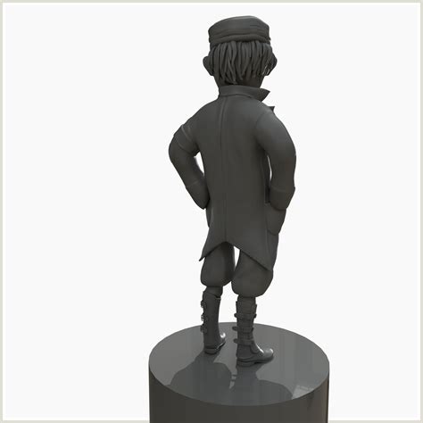 젊은 남자 십 대 만화 3d 모델 17 3ds C4d Fbx Obj Stl Free3d