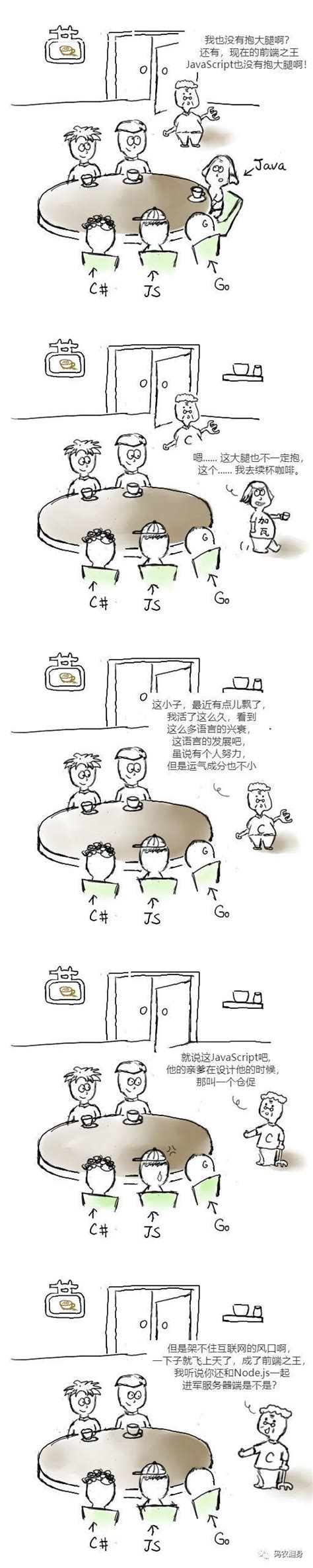 漫画：我才是世界上最好的编程语言 程序师