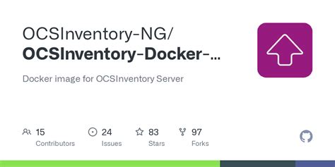 GitHub OCSInventory NG OCSInventory Docker Image Docker Image For