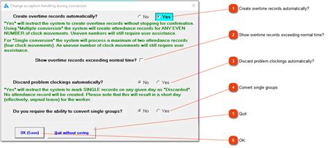 Exception Handling During Conversion