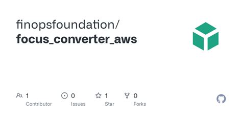 Github Finopsfoundationfocusconverteraws