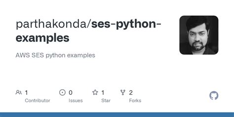 Github Parthakonda Ses Python Examples Aws Ses Python Examples