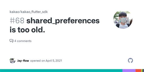 shared preferences is too old · issue 68 · kakao kakao flutter sdk