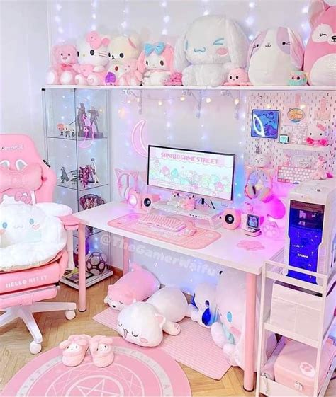 Pin By Ciara On Gaming Set Up Ideas Cute Room Ideas Kawaii Room Gamer Room Decor