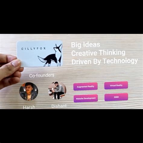 harsh shah on linkedin augmentedreality businesscard cillyfox