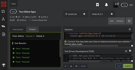 Codewars Two Oldest Ages Kata Level7kyu By Priyesh Problem Solving With Codewars Medium