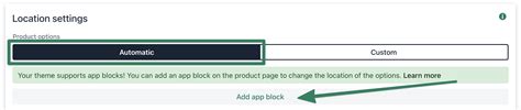 Product Options Block In Theme Editor Cloudlift App Knowledge Base