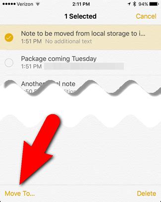 How To Move Notes From On My IPhone To ICloud