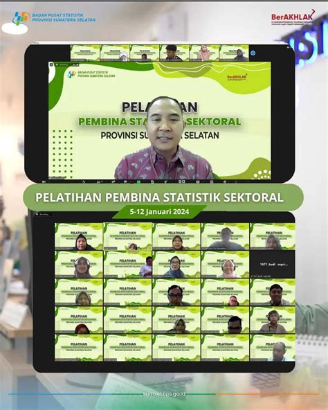 Training Of Sectoral Statisticss Development In Statistics Indonesia Sumatera Selatan Province