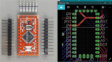 Eagle Cad Library For Arduino Pro Mini Arduino Nano Libraries Arduino Forum