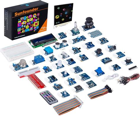 Amazon SunFounder Raspberry Pi 用のセンサーキット IN モジュール入り ラズベリーパイ スターター 実例で学ぶ 電子工作 GPIO拡張ボード