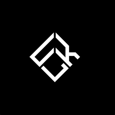 Ulk Letter Logo Design On Black Background Ulk Creative Initials