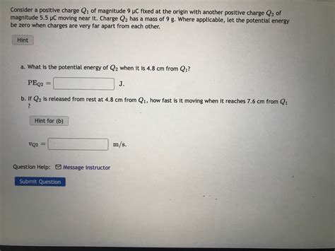 Answered Consider A Positive Charge Q1 Of Bartleby