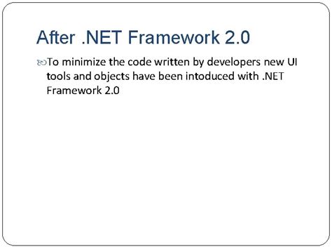 ADO NET Data Access And Manipulation Overview What