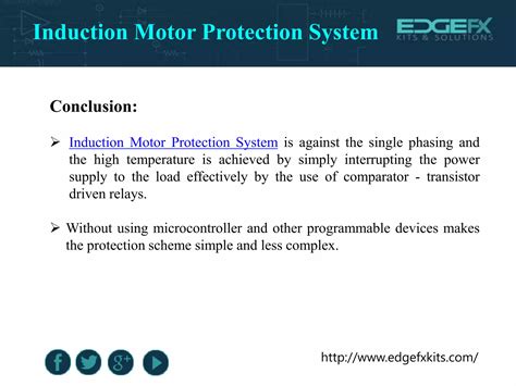 Induction Motor Protection System Pptx