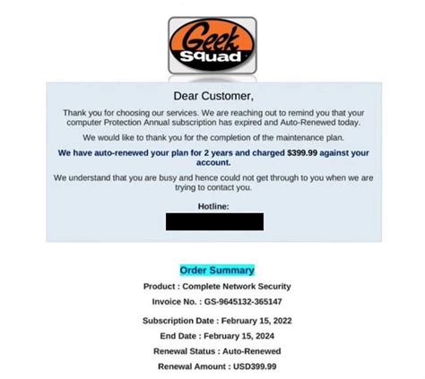 Geek Squad Email Scam Removal Recovery
