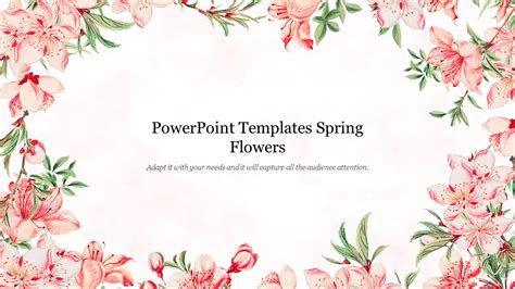 Free Free PowerPoint Templates Spring Flowers And Google Slides
