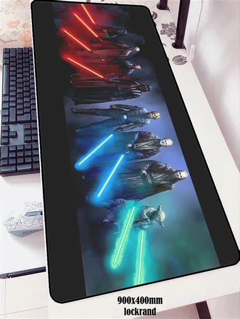 Buy Star Wars Mouse Pad 900x400mm Pad To Mouse Locked Edge Notbook Computer