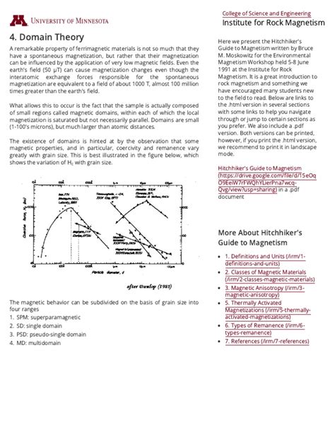 Domain Theory College Of Science And Engineering Pdf Ferromagnetism Materials Science