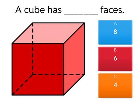 Cube Cuboid And Pyramid Quiz
