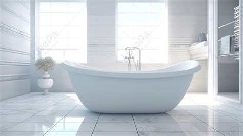 3d 렌더링을 통해 세련된 욕실 인테리어를 위한 현대적인 흰색 욕조가 만들어졌습니다 3d 렌더링을 통해 세련된 욕실 인테리어를 위한 현대적인 흰색 욕조가 만들어졌습니다