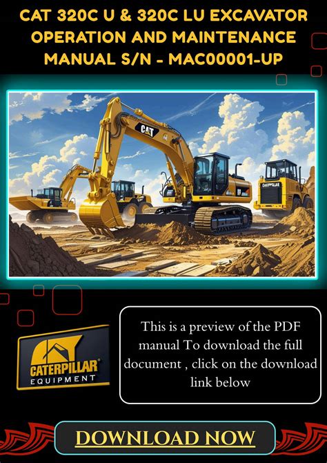 Cat 320c U And 320c Lu Excavator Operation And Maintenance Manual Sn