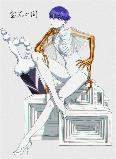 Kamezaemon Phosphophyllite Phosphophyllite Ll Houseki No Kuni White Footwear Highres