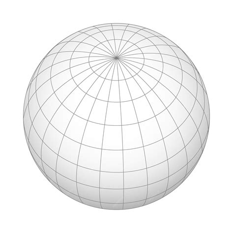 Premium Vector Earth Planet Globe Grid Of Meridians And Parallels