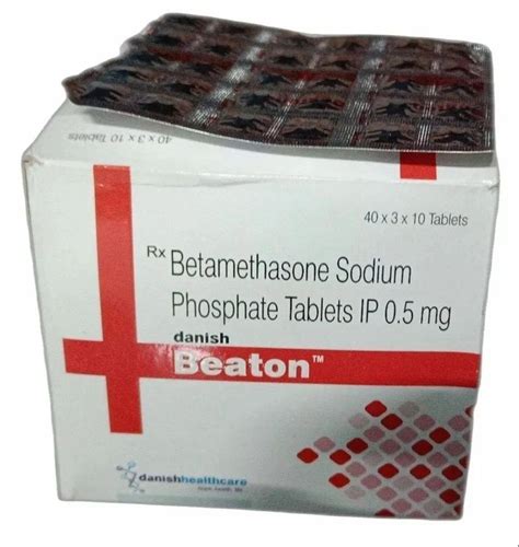 Betamethasone Sodium Phosphate Tablet 05 Mg Danish Beaton Ip At