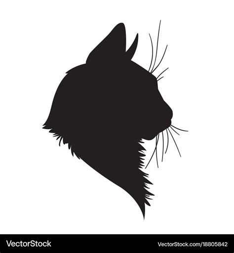 Silhouette Of Cat Head Justiceforayla Blog