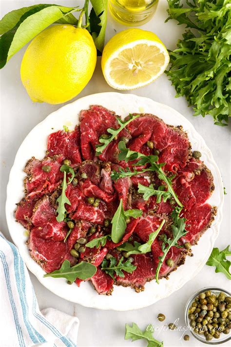 Beef Carpaccio Girl Inspired