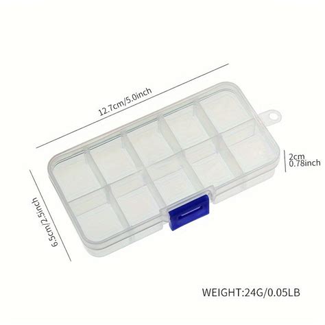 Sterilite Divided Storage Case For Crafting And Hardware 6 Pack