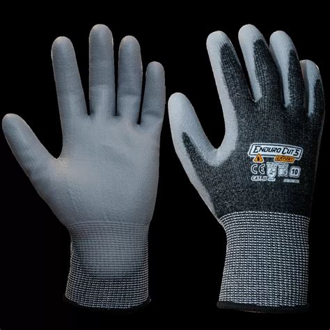 Ръкавици против срязване с памучно трико и потопени в нитрил от ВВМ М ООД