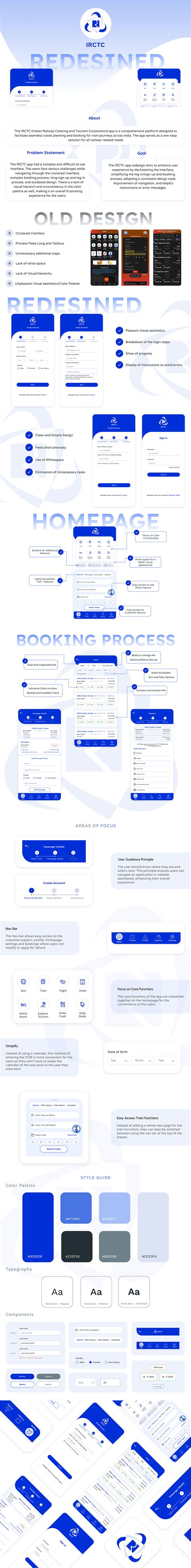 Irctc App Redesigned Behance