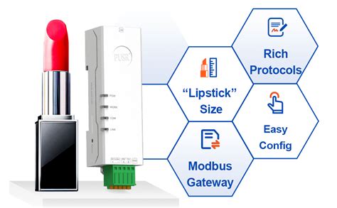 Pusr Din Rail Tiny Size Rs232 To Ethernet Converter Serial Device Server Modbus