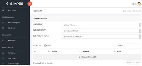 Source Code Sistem Informasi Pegawai Dengan Php Gratis