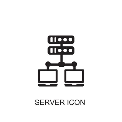 Premium Vector Server Vector Icon Icon