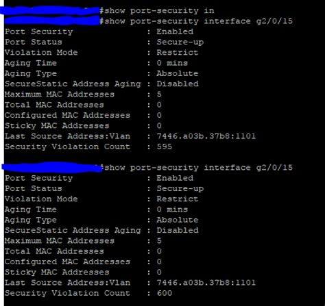 Port Security Bug Or I Am Missing Something R Networking