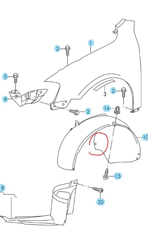Поиск артикула клипсы — Volkswagen Passat B7 1 4 л 2014 года поломка Drive2