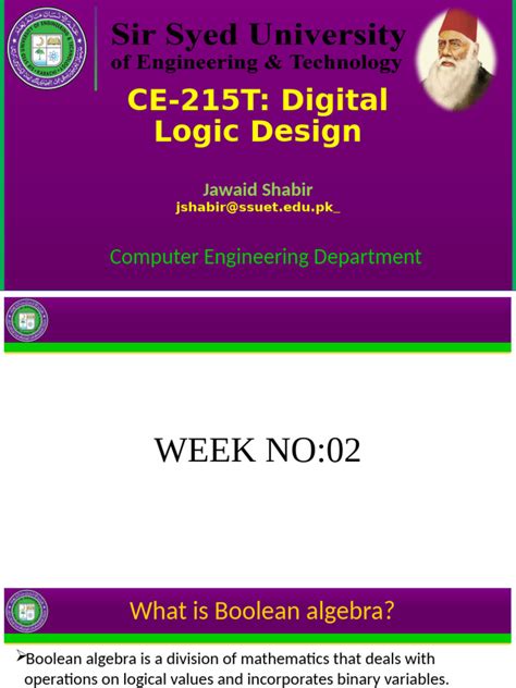 Dldweek2 Pdf Logic Gate Boolean Algebra