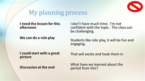 Non Example Improving Teaching